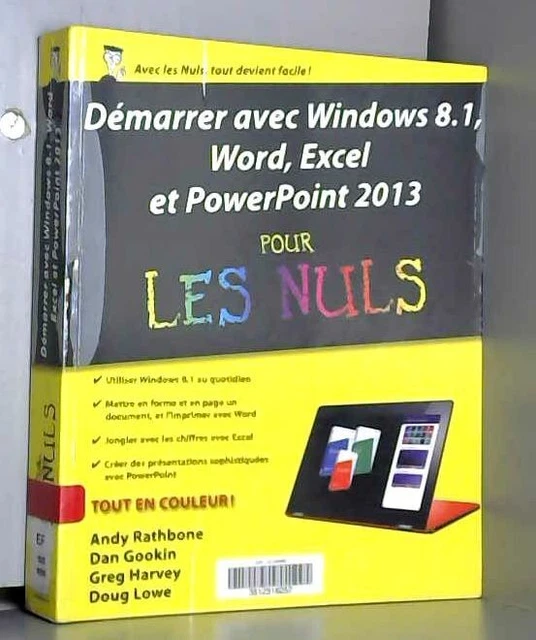 DÉMARRER AVEC WINDOWS 8.1, Word, Excel et PowerPoint 2013 Pour les Nuls EUR 3,99 - PicClick FR