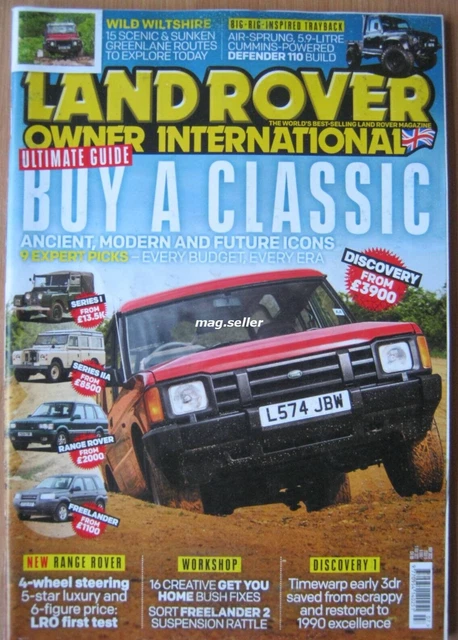 LAND ROVER OWNER International July 2022 Defender 110 Cummins Range ...