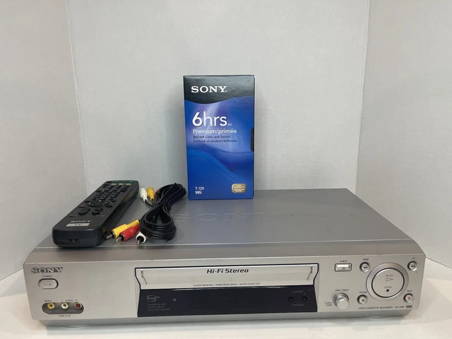 SONY SLV-N88 VCR VHS Player Recorder Hi-Fi 4 Head with Remote £56.59 - PicClick UK