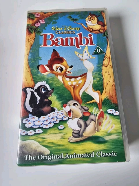 DISNEY BAMBI VHS £0.99 - PicClick UK
