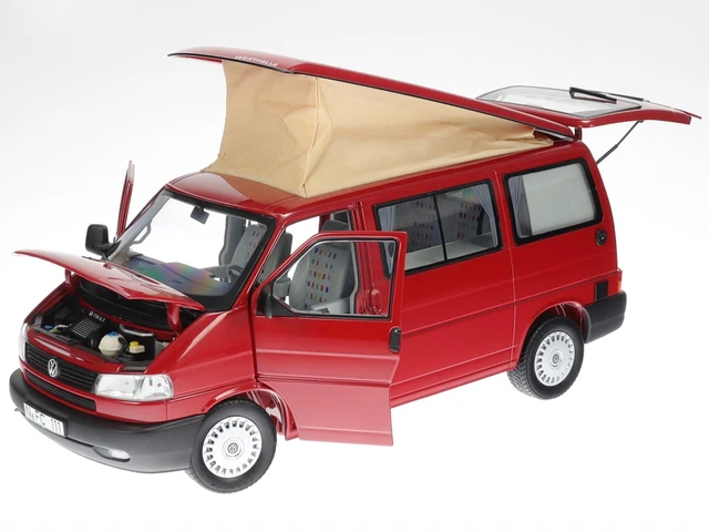 VW VOLKSWAGEN T4B Westfalia Camper red diecast model car 450042000 ...