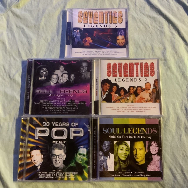 SEVENTIES LEGENDS 30 Years Of Pop Soul Legends Cd Set X 5 NEW SEALED ...