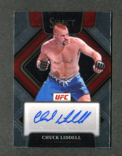 CARTE DÉDICACÉE PANINI signée Chuck Liddell Légère Heavyweight ...