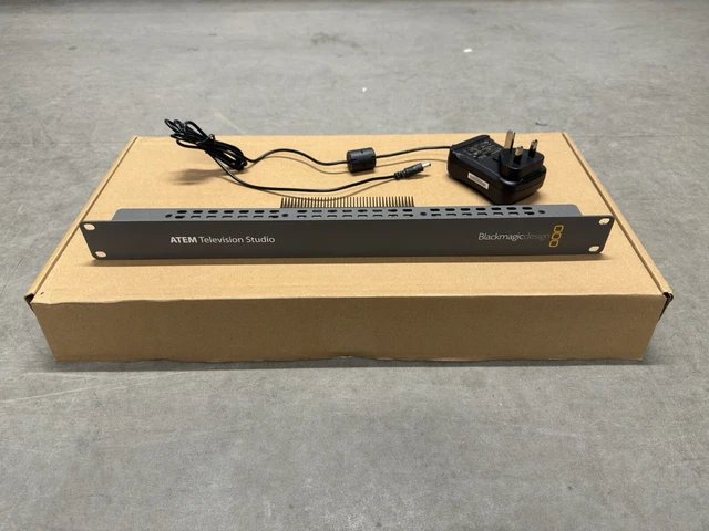 BLACKMAGIC ATEM TELEVISION studio HDMI BNC Rack Mount Studio Production ...
