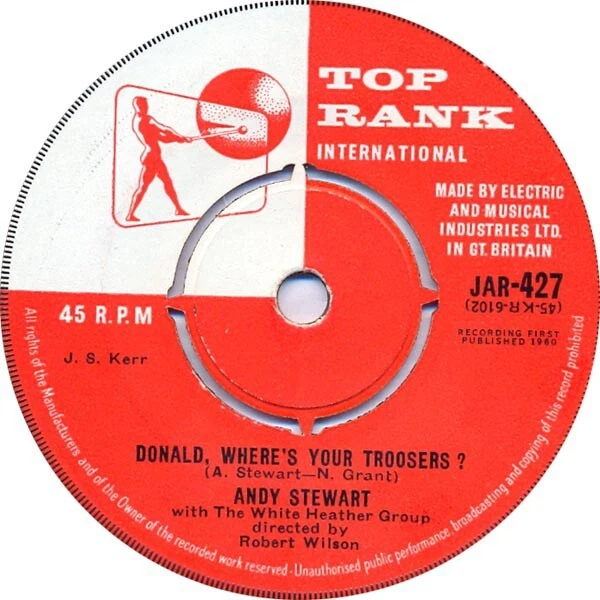 ANDY STEWART WITH The White Heather Group - Donald, Where's Your ...