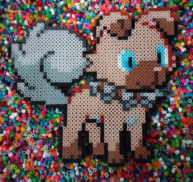 SYLVEON PERLER BEAD Pixel Art EUR 32,03 - PicClick IT