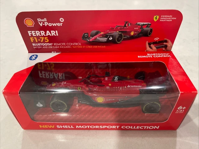 SHELL V-POWER FERRARI F1-75 Bluetooth Remote Control 1:41 Scale $90.00 ...