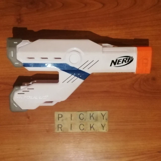 NERF N-STRIKE ELITE Modulus Stock And Blaster Attachment White - Stock ...