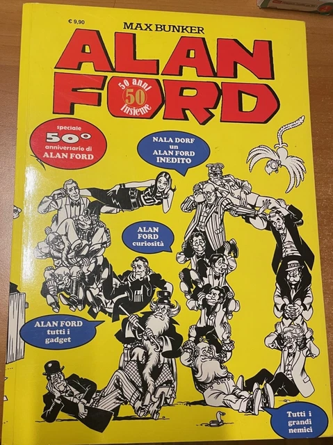 ALAN FORD SPECIALE 50° Anniversario Max Bunker Press Con Storia Inedita ...