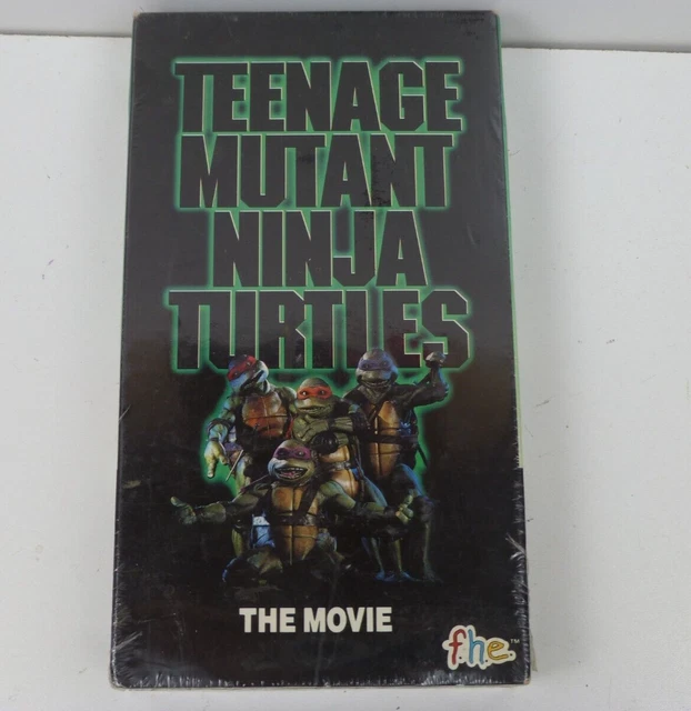 TEENAGE MUTANT NINJA Turtles The Movie VHS 1990 TMNT Original Vintage ...