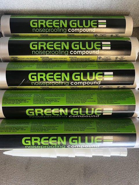 ST. GOBAIN GREEN Glue Noiseproofing Compound - 28oz - 5 Tubes $99.99 ...