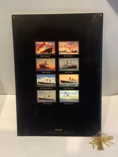 CUNARD QUEEN ELIZABETH 2 QE2 Columbia Restaurant Menu - 26 July 1990 ...