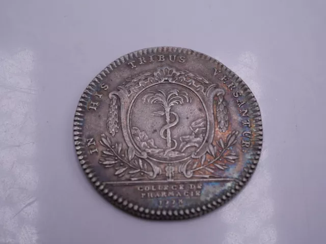 RARE MEDAILLE OU Jeton Argent Epoque 18 Eme Corporations College De ... RARE MEDAILLE OU Jeton Argent Epoque 18 Eme Corporations College De ...