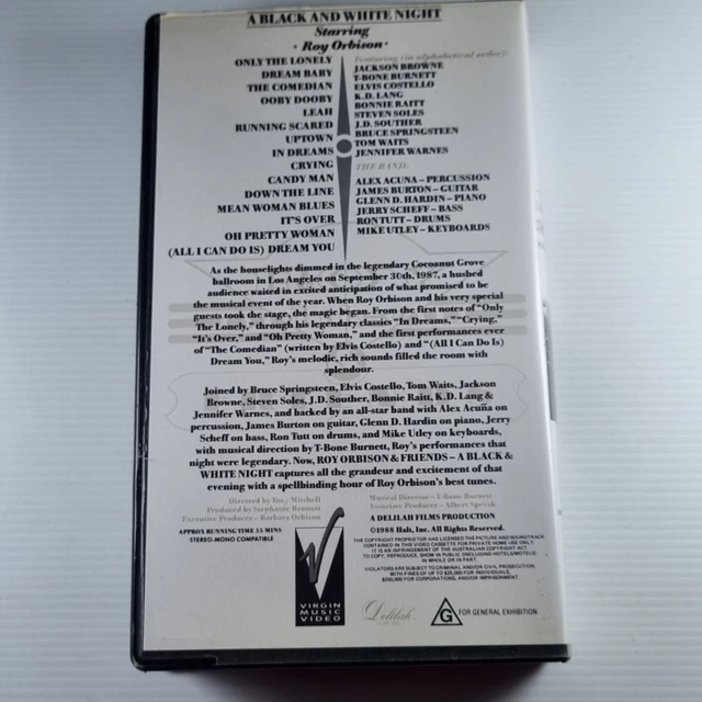 ROY ORBISON & Friends (VHS, 1988) | Music, Roy Orbison £11.74 - PicClick UK