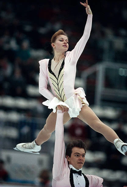DENIS PETROV AND Elena Bechke Of Russia 2 Olympic 1992 Figure Skating Photo $9.00 - PicClick AU