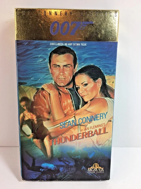 THUNDERBALL (VHS, 1988) Sean Connery as James Bond 007 £9.40 - PicClick UK