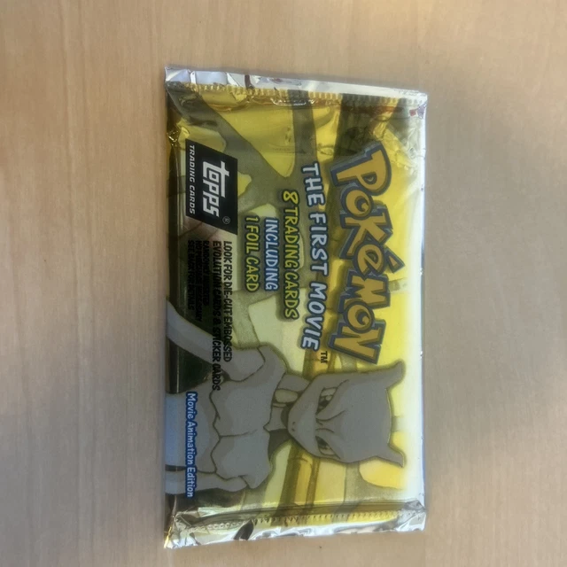 VINTAGE POKEMON THE First Movie Animation Edition Booster Pack Sealed ...