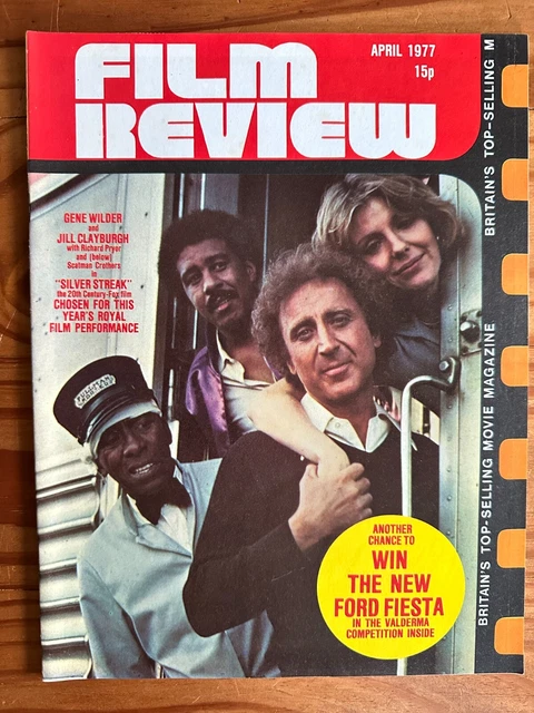 FILM REVIEW VINTAGE Movie Magazine April 1977 Gene Wilder Charlton ...