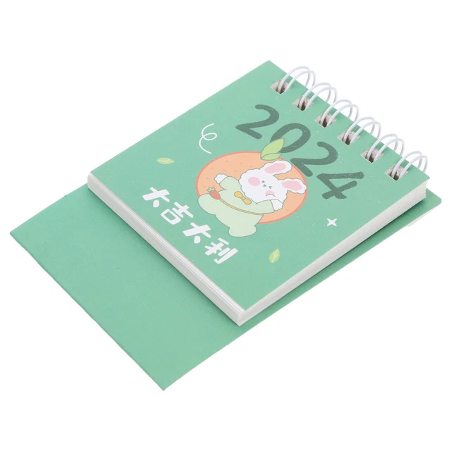 MINI DESK CALENDARS 2023 2024 Flip Calendar Standing Desk Calendar for ...