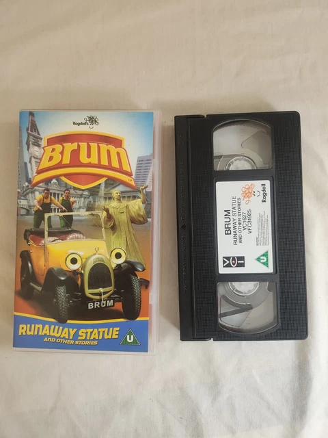 BRUM - RUNAWAY Statue VHS Video Tape - Children's Retro Classic (5 ...