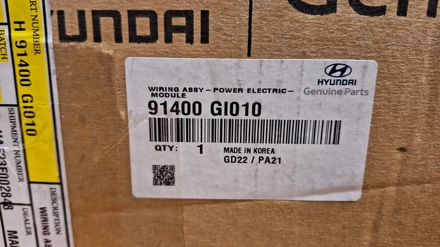 HYUNDAI PART #: 91400 GI010, 2022-2024, IONQ 5-Wiring Assy-Power ...