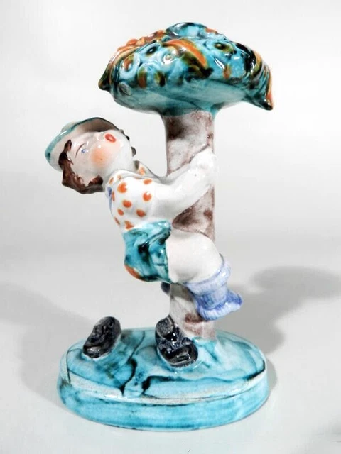 MAX ROESLER RODACH Keramik ° Figurenvase ° Tiroler Bub ° Design Erwin ...