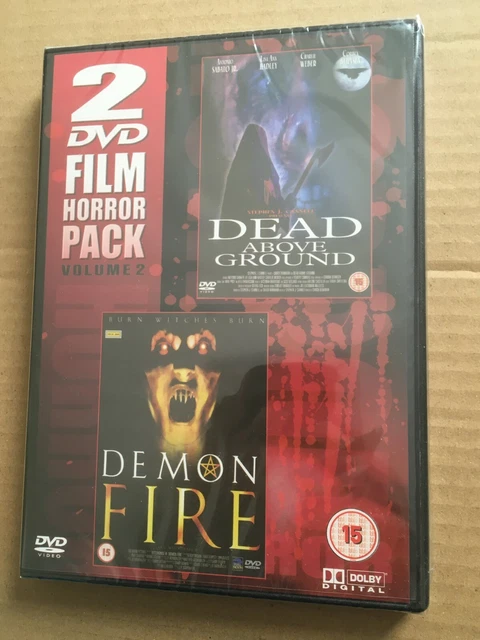 DEAD ABOVE GROUND/DEMON Fire- horror double bill(New/sealed region-free ...