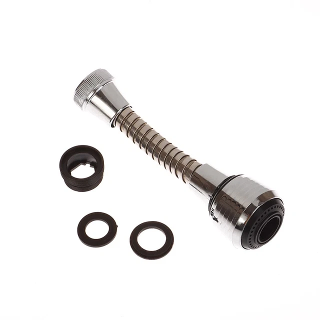 KITCHEN STAINLESS STEEL Tap Sprinkler With Pipe Rotating Splash Proof ...
