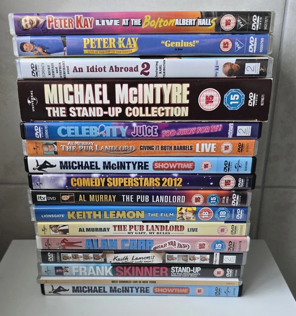 MIXED DVD BUNDLE - Stand Up Comedy - x16 DVDs - Peter Kay Alan Carr ...