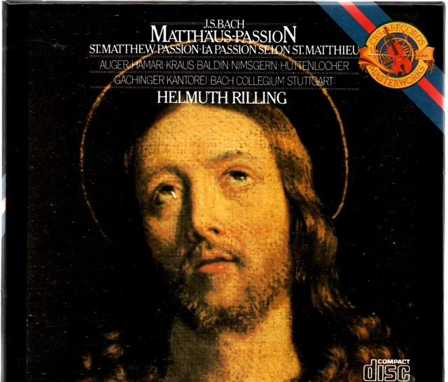 BACH ST. MATTHEW Passion, Bach Collegium Stuttgart/Helmuth Rilling ...