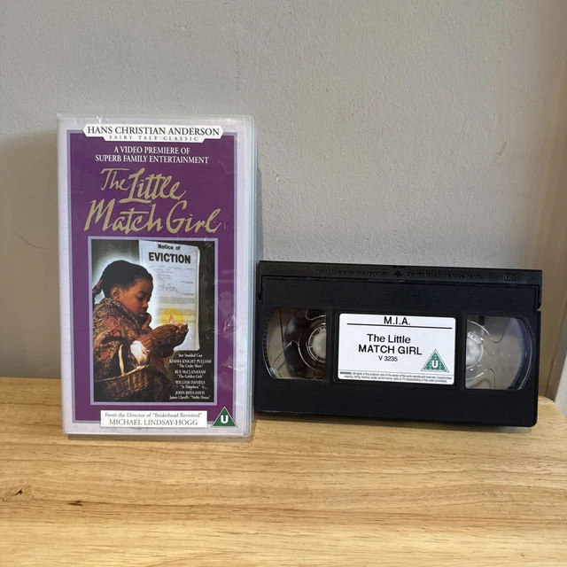 THE LITTLE MATCH Girl VHS Tape Cassette Hans Christian Anderson ...