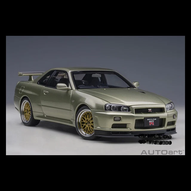 AUTOART 1:18 NISSAN Skyline GTR R34 V-Spec II BBS Diecast Car Model Collection EUR 499,99 ...