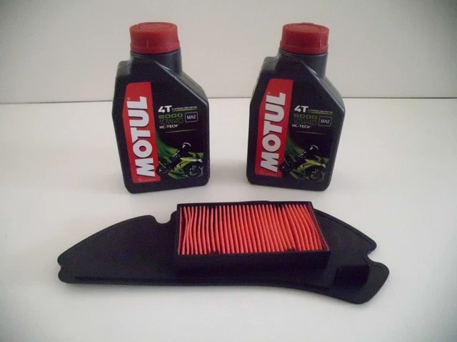 KIT TAGLIANDO OLIO Motul 5000 10W40 + Filtro Aria Honda Sh 125 2001 ... KIT TAGLIANDO OLIO Motul 5000 10W40 + Filtro Aria Honda Sh 125 2001 ...