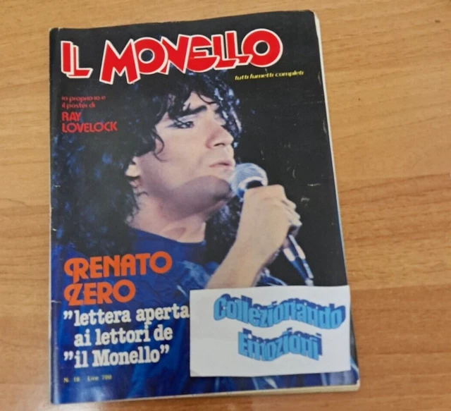 IL MONELLO RIVISTA 18 1981-Renato Zero+Romina Power+Al Bano+Poster Ray ...