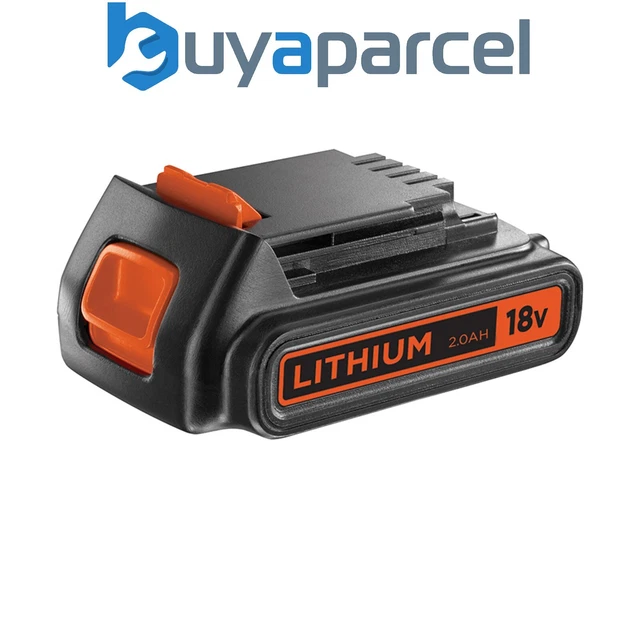 BLACK + DECKER BL202018-XJ BL2018 Slide Battery Pack 18V 2.0Ah Li-ion B ...