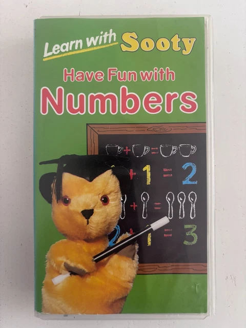LEARN WITH SOOTY Have fun with numbers VHS VIDEO £10.00 - PicClick UK