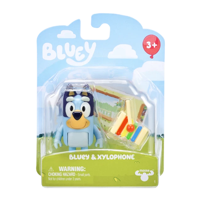 BLUEY AND FRIENDS Bluey & Xylophone by Moose £6.00 - PicClick UK