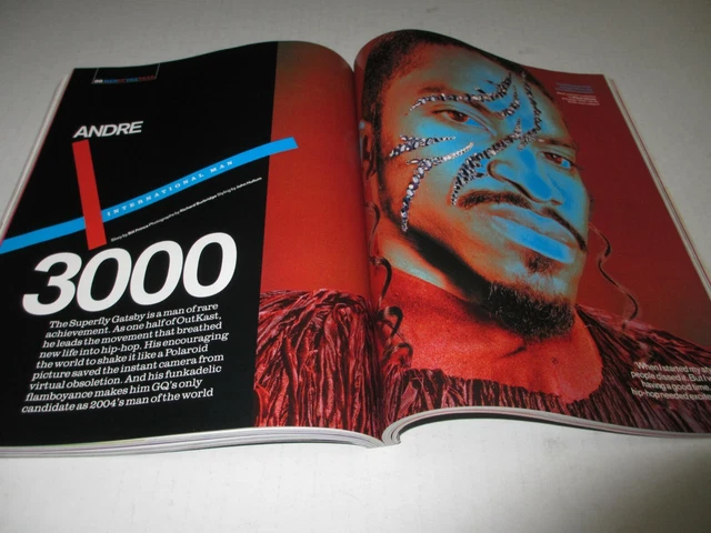 HEIDI KLUM BRITISH GQ magazine 2004 Outkast FRANZ George Michael OZZY ...