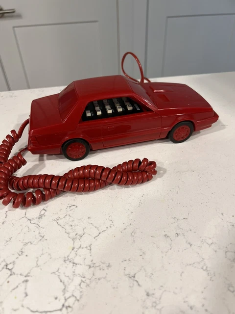 VINTAGE UNISONIC DODGE Shadow Red Landline Car Phone All Cords Tested £ ...