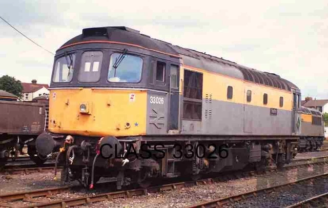 ORIGINAL 35MM BRITISH RAILWAY NEGATIVE OF 33026 AT HITHER GREEN ...