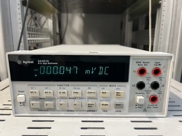 HP AGILENT 34401A Bench Multimeter 6.5 Digit DMM Tested See Description ...