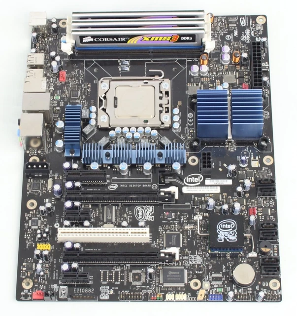 INTEL DX58SO MOTHERBOARD with Intel i7 - 920 CPU / 3x 1GB DDR3 Corsair ...