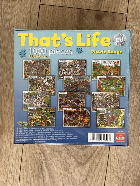 GOLIATH PUZZLES THAT’S Life Chefs Kitchen 1,000 Piece Jigsaw Puzzle New ...