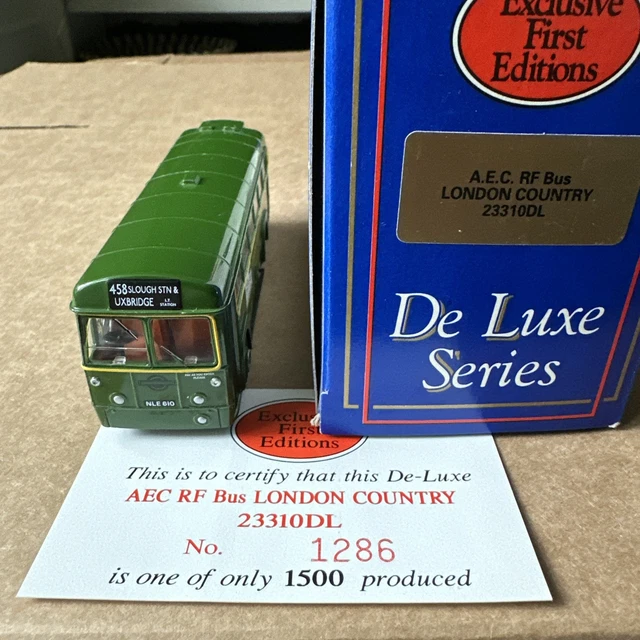 EFE 23310DL AEC RF Bus London Country Route 458 1:76 Scale Ltd Edition ...