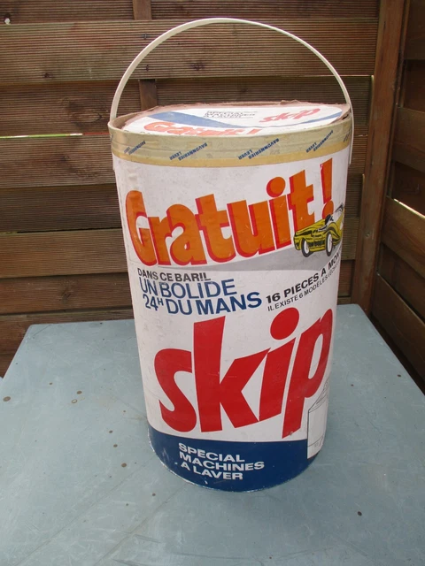 ANCIEN GRAND BARIL de Lessive " SKIP " en carton EUR 10,00 - PicClick FR