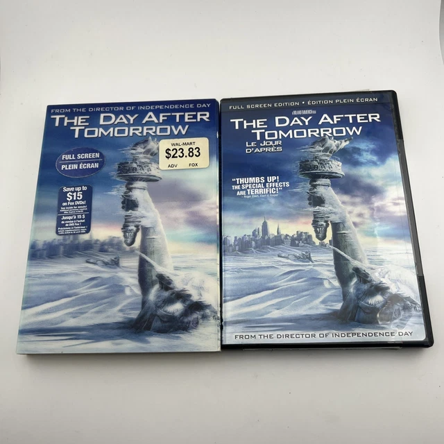THE DAY AFTER Tomorrow (DVD, 2004) With Lenticular Slip Cover VG+ Disc ...