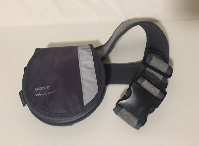 VINTAGE SONY WALKMAN CD Player Atrac Case Belt Bag Fanny Waist Pack ...