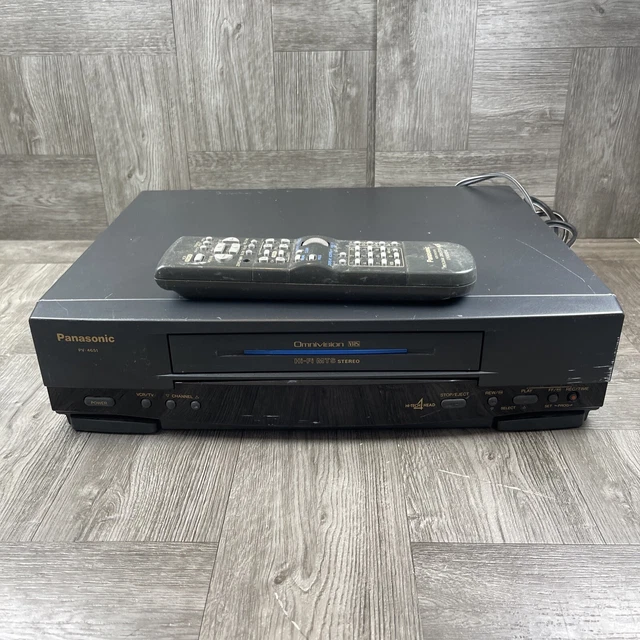 PANASONIC VCR VHS Player Recorder 4 Head Hi-Fi Stereo PV-V4540 w ...