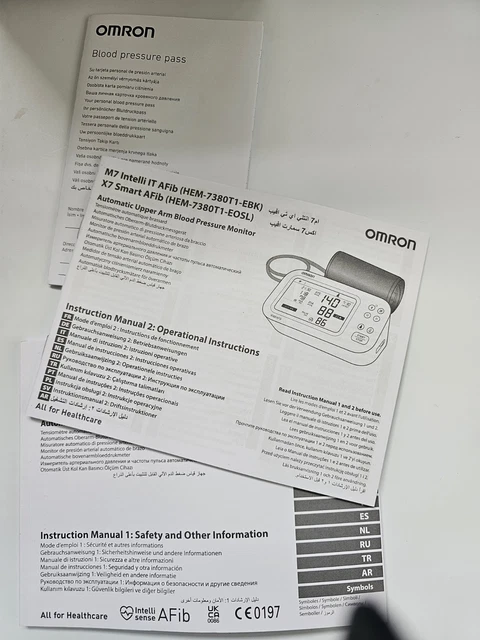 OMRON M7 INTELLI IT AFib Blood Pressure Monitor HEM-7380T1 – New Open ...