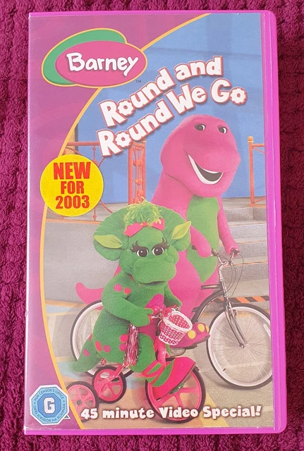 BARNEY - ROUND and Round We Go VHS £5.00 - PicClick UK